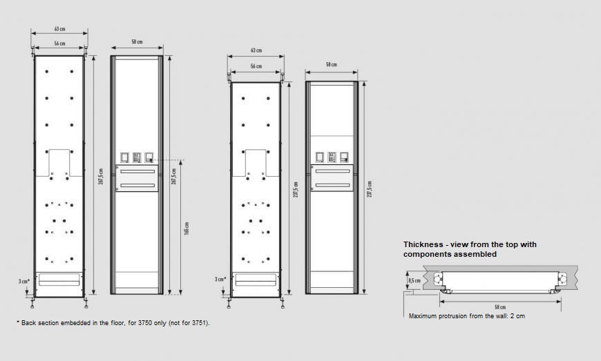 Flatwall Switchboard For Home Automation Systems Installation